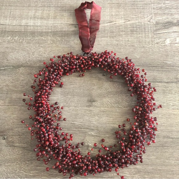 Pottery Barn | Holiday | Rare Last One Pottery Barn Red Garnet ...